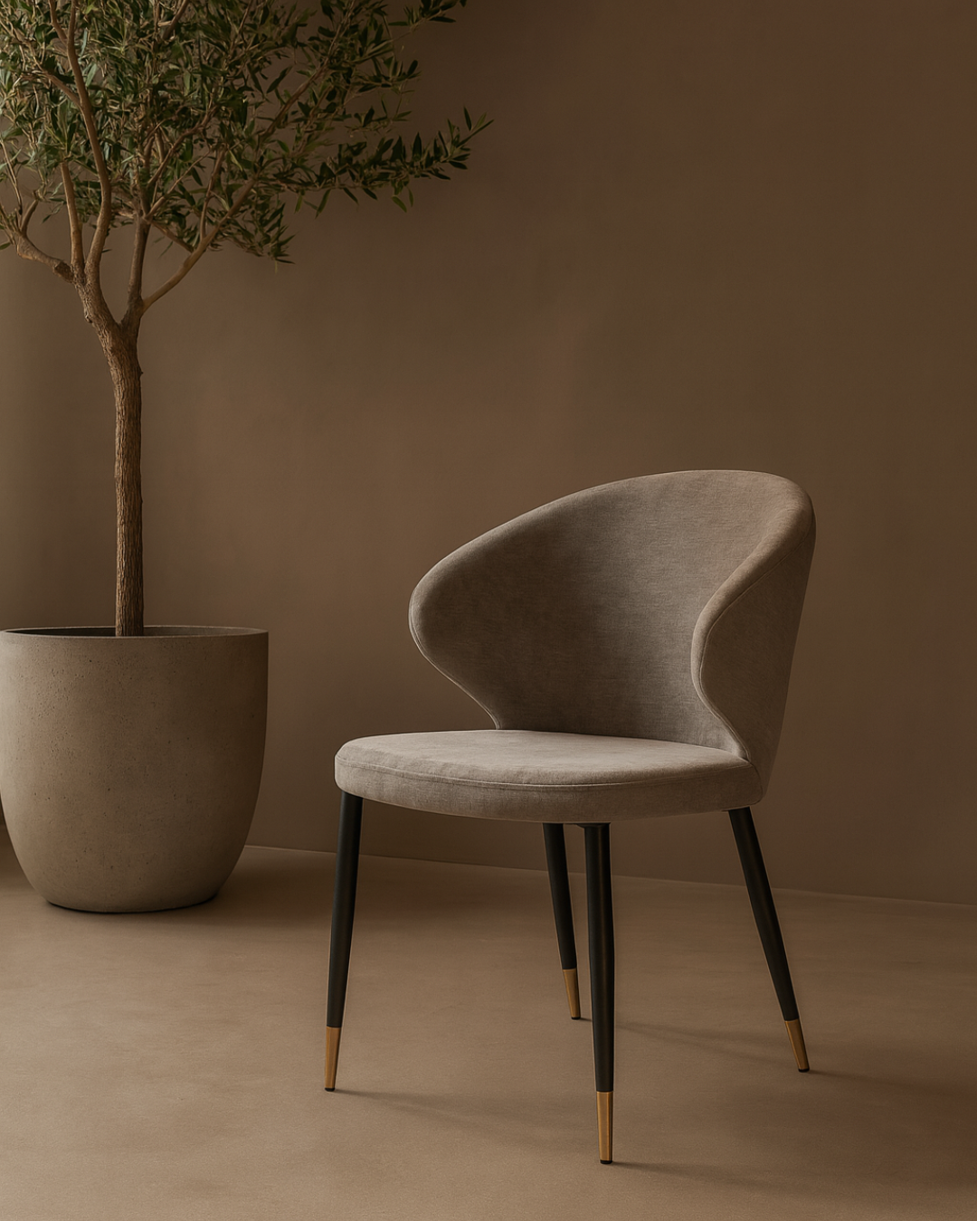 Bellroy Dining Chair - Giselle Charcoal – Maison Rêves UK