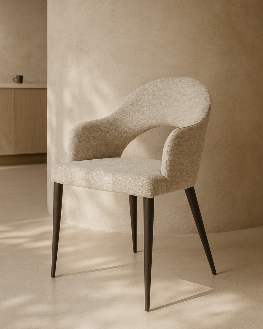 Jiva Dining Chair - Light Grey – Maison Rêves UK