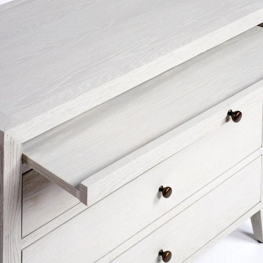 Maria Oak Wood Chest of Drawers with Tray Feature – Maison Rêves UK