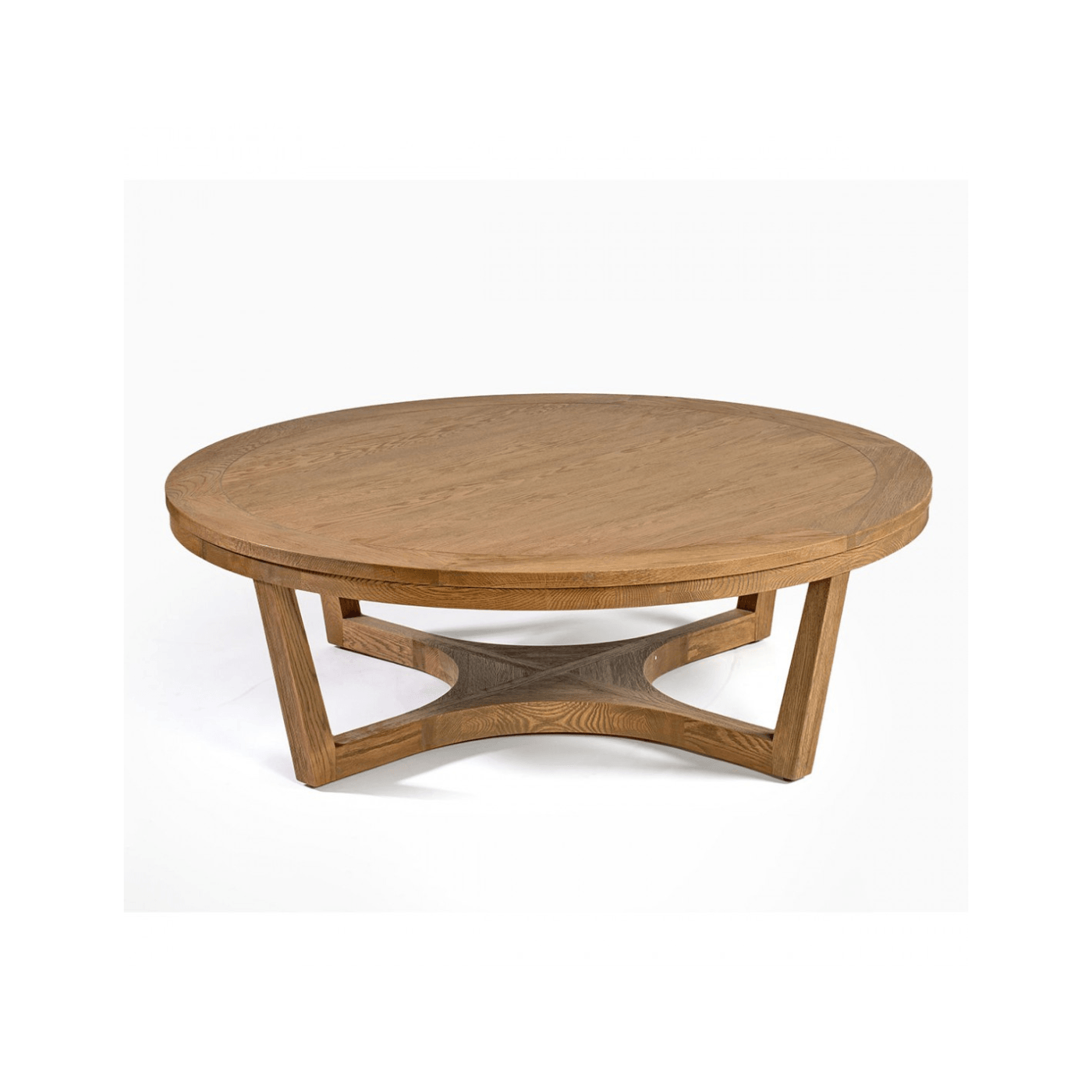 Milano Round Natural Oak Wood Coffee Table – Maison Rêves UK